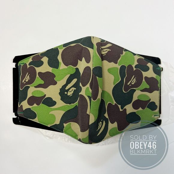 Bape | Accessories | Bape A Bathing Ape Abc Green Camo Mask Fw23 | Poshmark